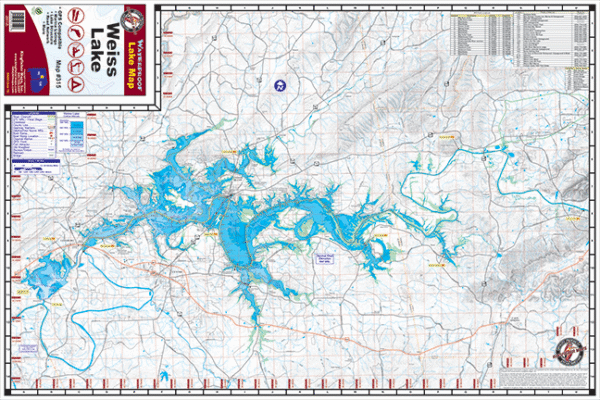 Weiss Lake #315 – Kingfisher Maps, Inc.