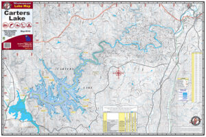 Lake Wateree & Fishing Creek Reservoir #350 – Kingfisher Maps, Inc.