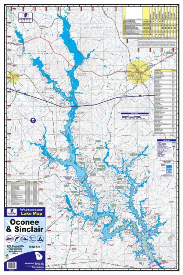 GA Lake Maps – Kingfisher Maps, Inc.