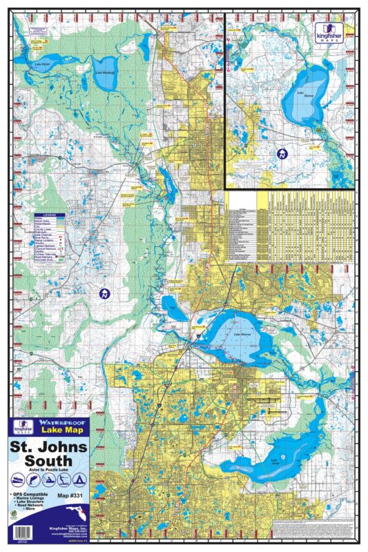 FL Lake Maps – Kingfisher Maps, Inc.